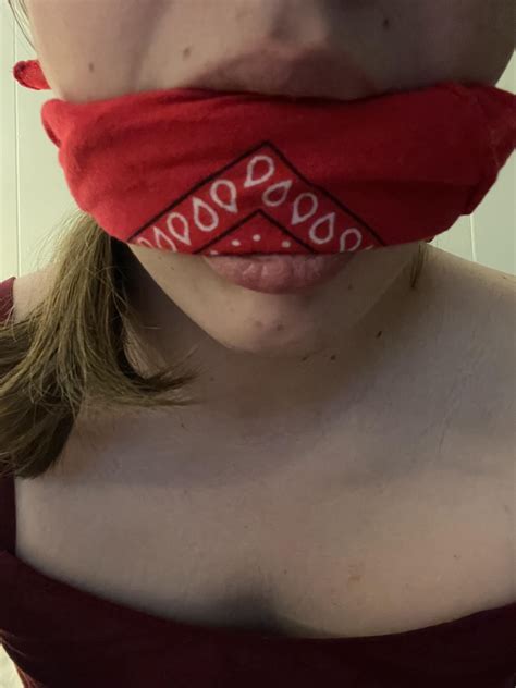 As Promised A Layered Pantie Bandanna Gag 🤭 Rgagged