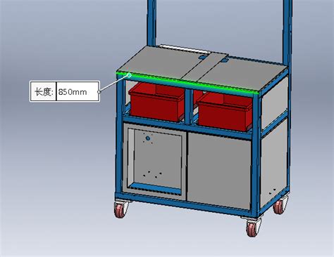 电控气动测试平台车 SOLIDWORKS 2019 模型图纸下载 懒石网