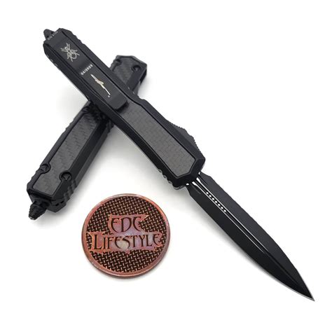 Microtech Makora 206 3tcfis Black Tactical Double Edge Full Serrated