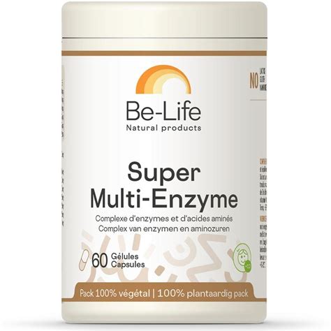 Super Multi Enzyme 60sft Be Life Efarma Apotheek En Drogist