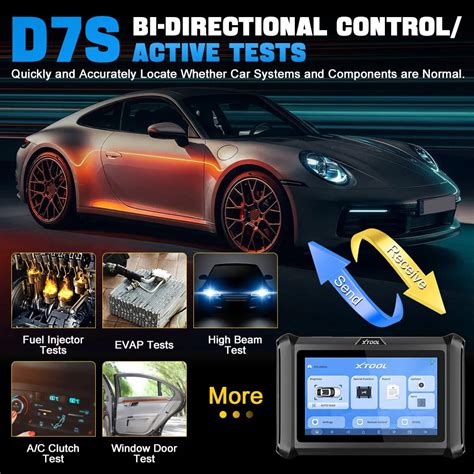 XTOOL D S Bidirectional Diagnostic Scanner ECU Coding Support DoIP CAN FD