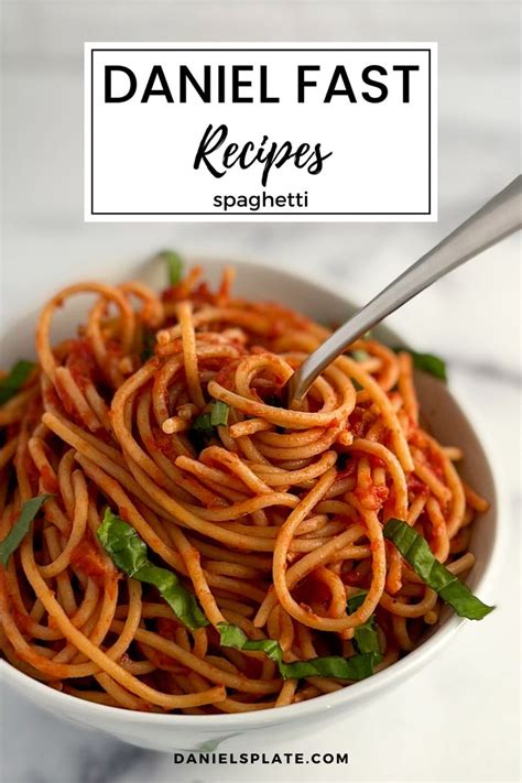 Daniel Fast Recipes Best Vegan Spaghetti Sauce