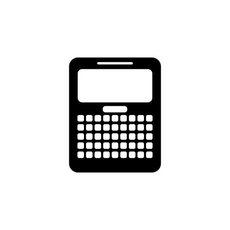 Financial Calculator Vector Icon Illustration Vector Art At Vecteezy