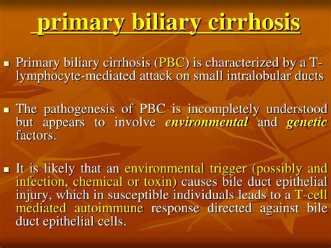 Ppt Primary Biliary Cirrhosis Powerpoint Presentation Free Download