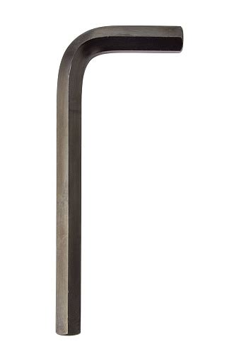 흰색 배경에 격리 된 검은 금속 육사 키 알렌 렌치 도구 육각형 키 0명에 대한 스톡 사진 및 기타 이미지 0명 6