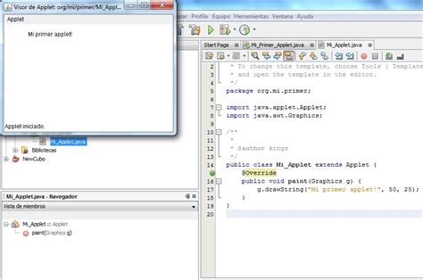 ingeniero edwin reyes mi primer applet con netbeans 7 0 1