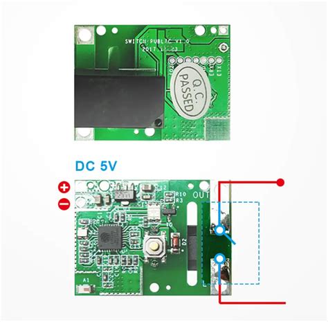 Купить Одноканальное Wifi реле с сухим контактом Sonoff RE5V1C, цена ...