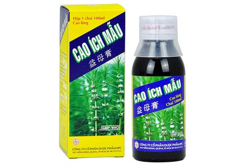 Thuốc điều Kinh Cao Ích MẪu Opc Hộp 1 Chai 100ml