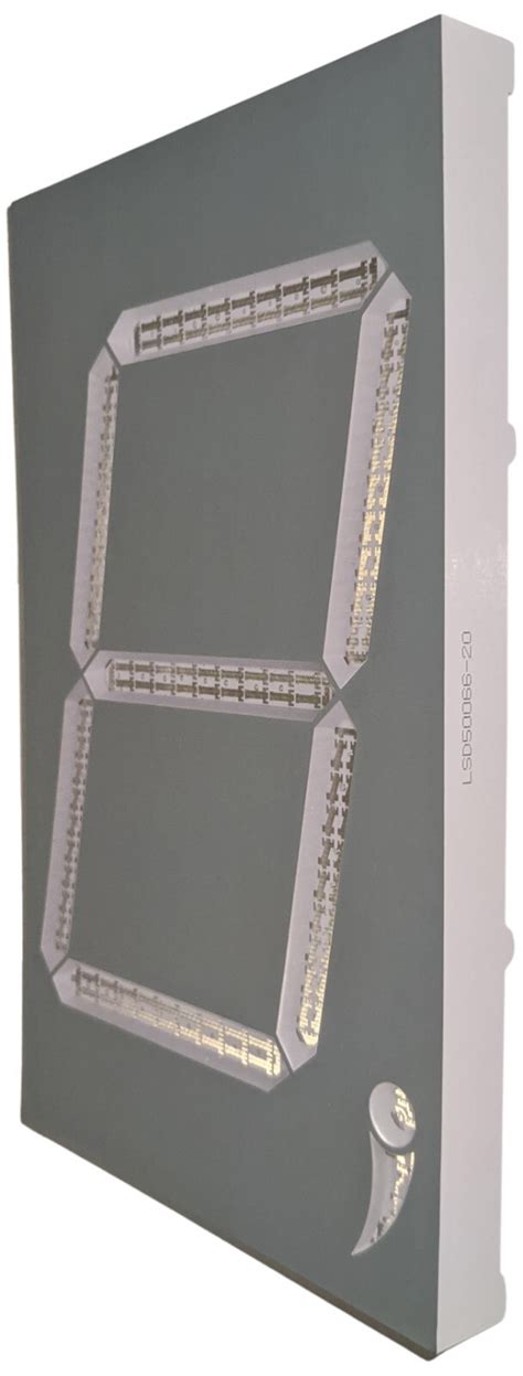 Jumbo 7 Segment Display 5 Inch Lights Up Red Ubuy India