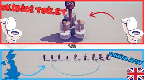 Skİbİdİ Toİlet Vs Brİtİsh Army L Tabs L Totally Accurate Battle