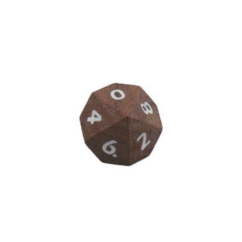 Deku Seed 7 Piece Dnd Dice Set Wood Rpg Gaming Dice