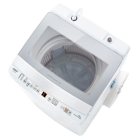 標準設置無料 設置Aエリアのみ アクア 7 0kg 全自動洗濯機 ホワイト AQUA AQW P7R W 返品種別A