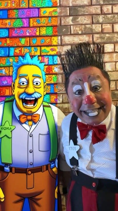 Toty And Andy Simpsons Style 🤡🤡krustytheclown Thesimpsons Homer