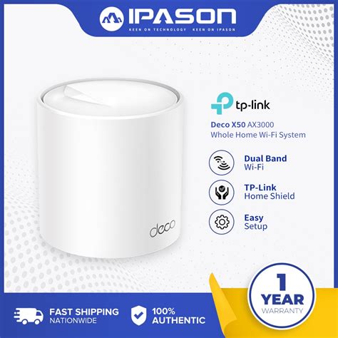 TP Link Deco X50 AX3000 Whole Home Mesh WiFi 6 System 1 Pack Shopee Philippines