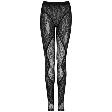 Buy Dion Lee Composite Lace Leggings L Black At 72 Off Editorialist