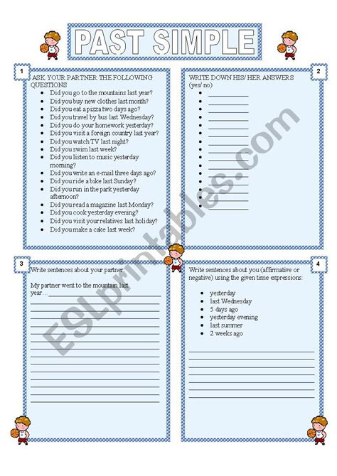 Past Simple Yesno Questions Esl Worksheet By Ladypumpkin Past Simple Yesno Questions Esl Worksheet By Ladypumpkin