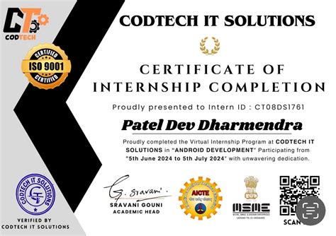 Patel Dev On Linkedin Certificate Appdevelopment