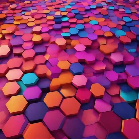 Premium Photo 3d Background With Hexagonal Shapes And Texture
