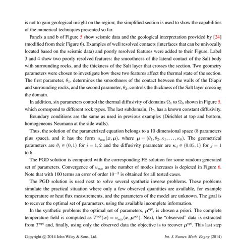 Example 5 Convergence In Modes Of U Pgd With Respect To The
