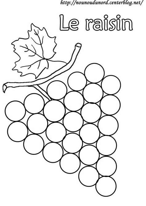 Coloriage Raisin
