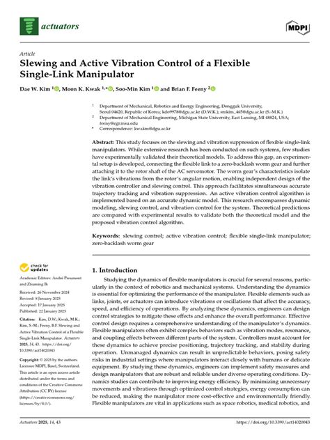 slewing and active vibration control of a flexible pdf control