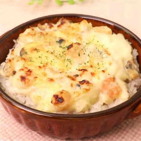魚介たっぷり！ シーフードドリアのレシピ動画・作り方 Delish Kitchen