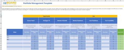 Portfolio Management Template