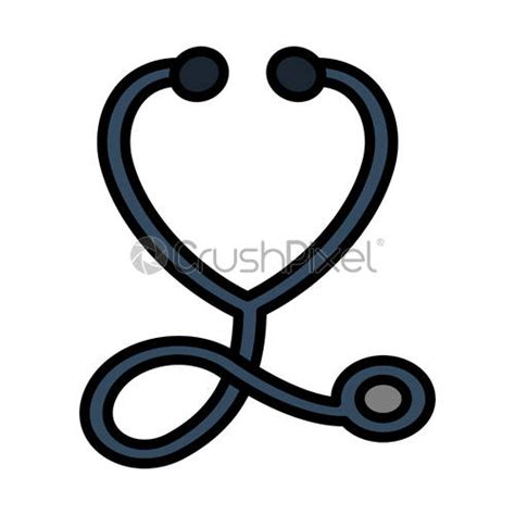 Stethoscope Icon Stock Vector 5207457 Crushpixel