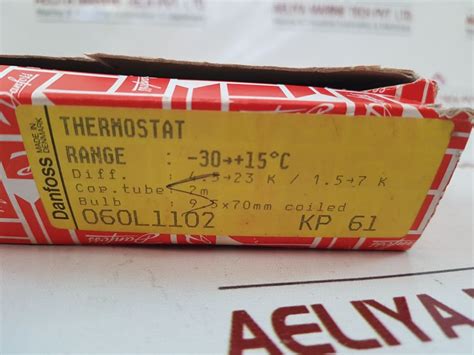 Danfoss Kp 61 Thermostat Straight Bulb Aeliya Marine