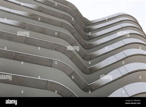 Facade Marco Polo Tower Hafencity Hamburg Germany Stock Photo Alamy