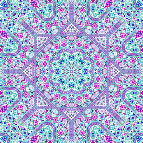 Premium Vector Abstract Seamless Pattern With Geometric Elements