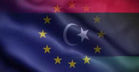 Eu Libya Flag Loop Background 4k Backgrounds Motion Graphics Ft Flag