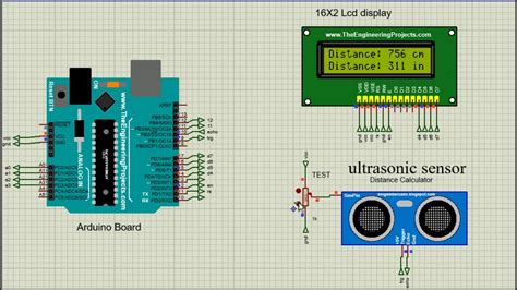 Ultrasonic Sensor Simulation In Proteus In 2020 Sensor Ultrasonic Vrogue