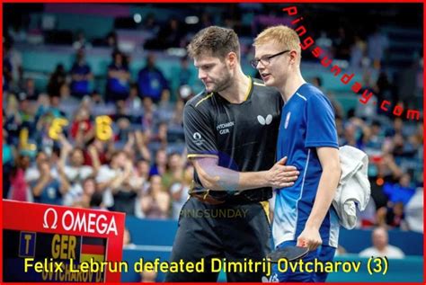 Félix Lebrun vs Dimitrij Ovtcharov Juegos Olímpicos de París 2024 PingSunday