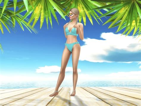 The Sims Resource Summer 05 CAS Background