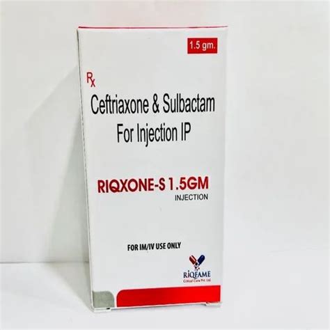 Ceftriaxone And Sulbactam For Injection Ip 15 Gm At ₹ 26vial In