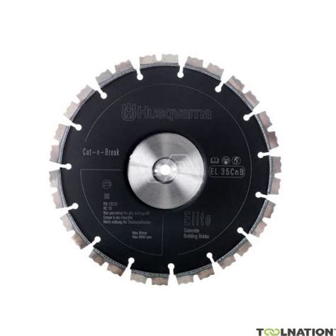 Husqvarna 597 80 80 01 EL35CNB Cut N Break Diamond Saw Blades 2 Pcs