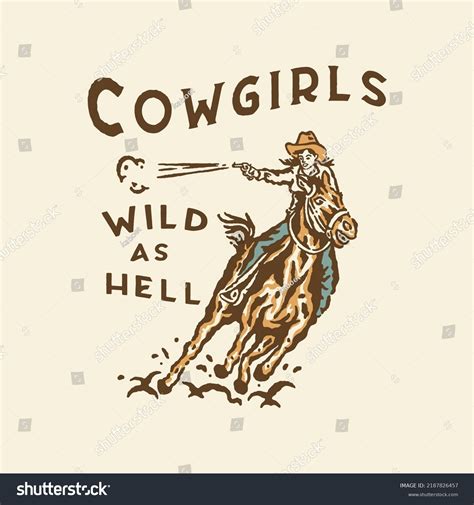 Vintage Cowgirl Clipart Free
