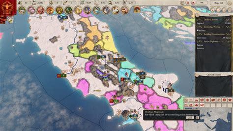 What Do The Different Colours In The Holdings Mapmode Represent