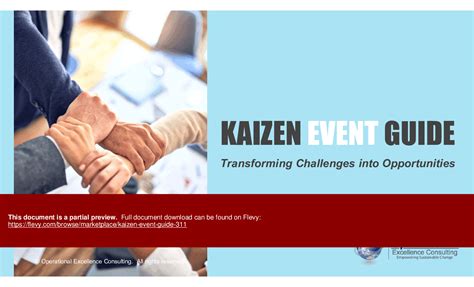 Kaizen Event Guide Powerpoint Slideshow View