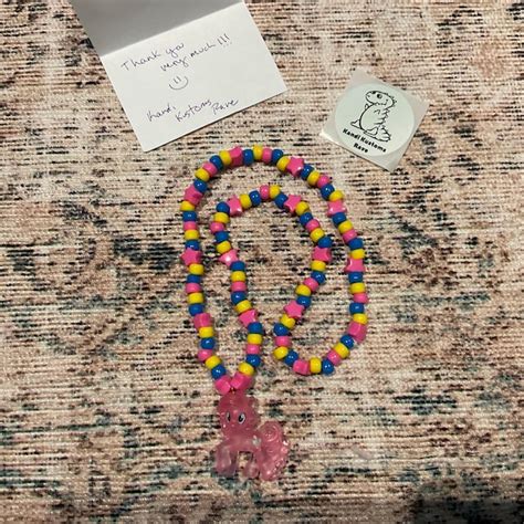 Mlp Kandi Necklace Multiple Styles Rave Edm Edc Rainbow Plur Festival