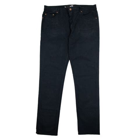 Love Moschino Gold Metal Badge Jeans Black Men From Onu Uk