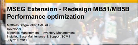 Redesigning Of The Mb51 Standard Sap Report 13 Sap Community
