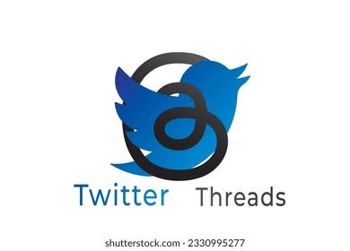 Threads Twitter Logo Vector Threads Vs: เวกเตอร์สต็อก (ปลอดค่าลิขสิทธิ์) 2330995283 | Shutterstock