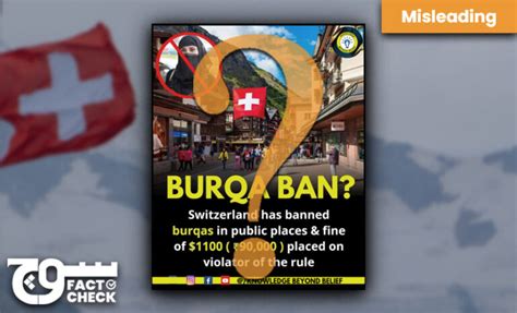 Switzerlands New Law Bans All Face Coverings Does Not Target Muslims