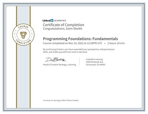 saim sheikh على linkedin certificate of completion