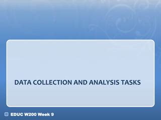 Data Collection And Analysis PPTX