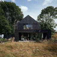 HAPA Architects Clads South Downs Eco Home In Charred Timber
