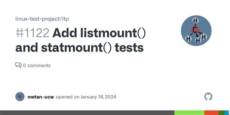 Add Listmount And Statmount Tests · Issue 1122 · Linux Test