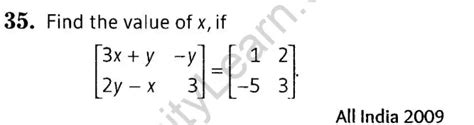 Important Questions For Class 12 Maths Chapter 3 Matrices